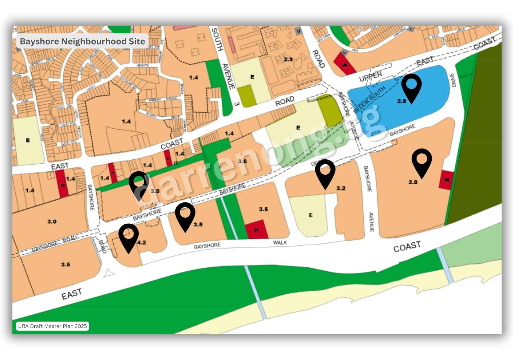 Singapore URA Draft Master Plan 2025: New Housing Clusters, Land ...