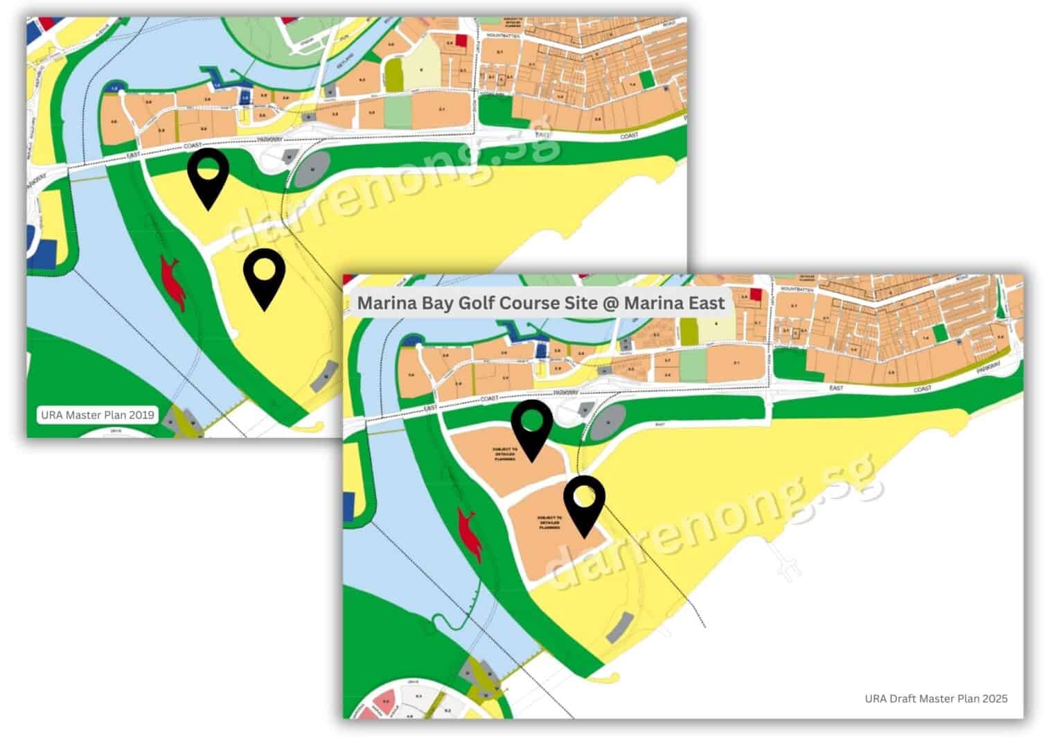 Singapore URA Draft Master Plan 2025: New Housing Clusters, Land ...