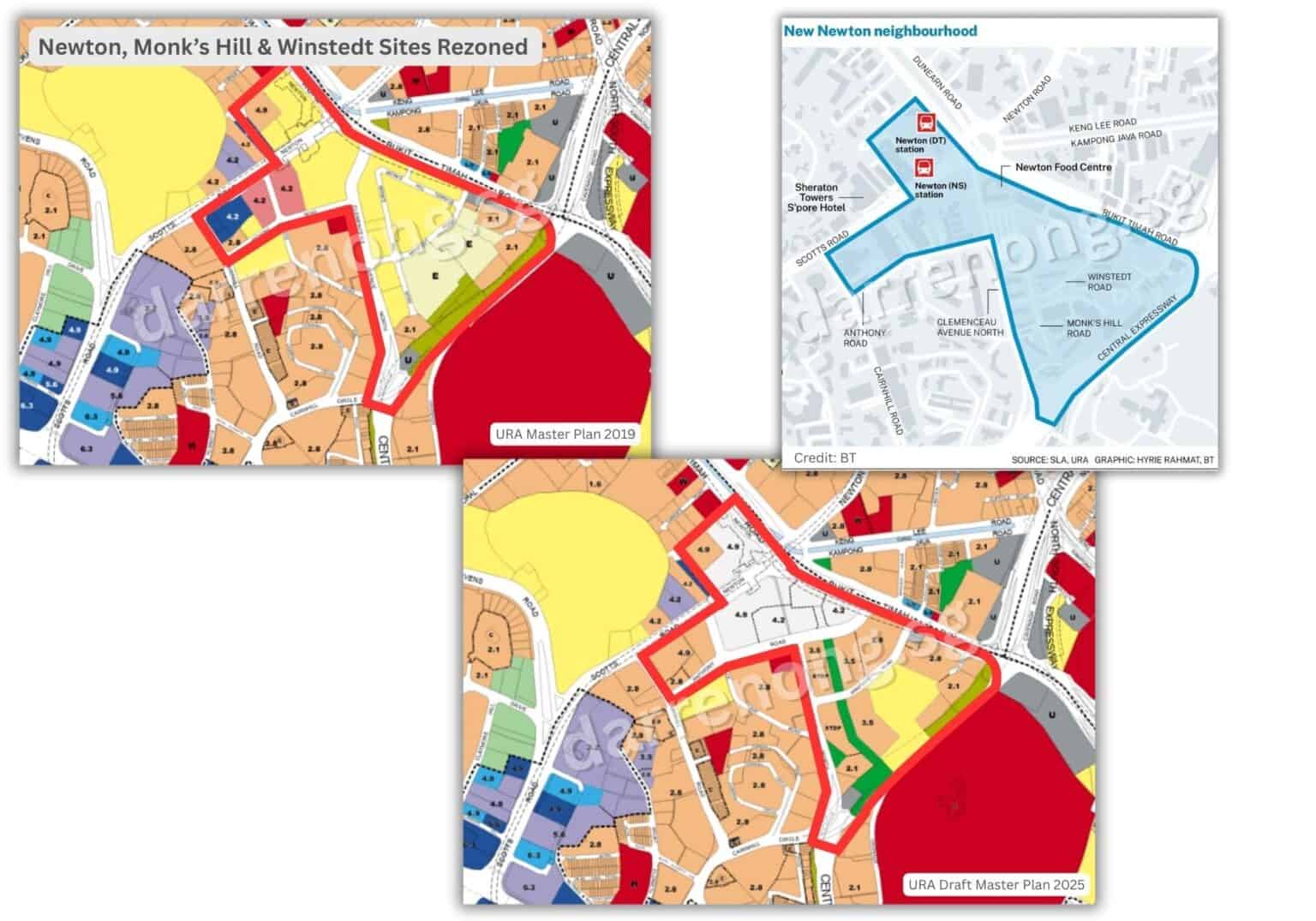 Singapore URA Draft Master Plan 2025: New Housing Clusters, Land ...